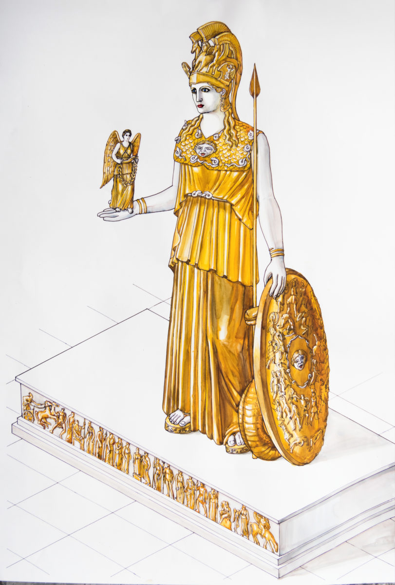 The lost statue of Athena Parthenos
